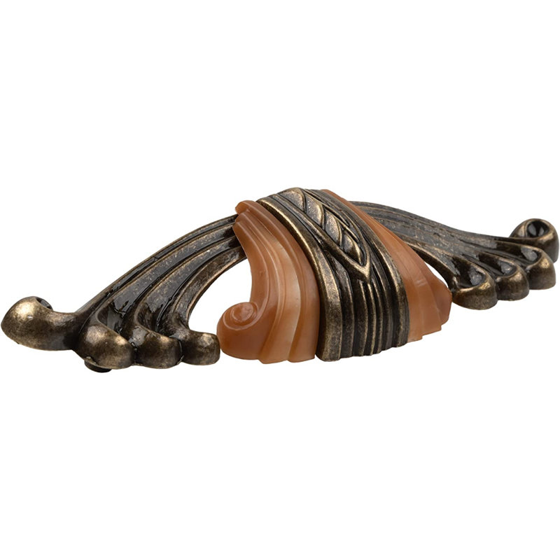 UNIQANTIQ HARDWARE SUPPLY Long Waterfall Drawer Pull ( Centers: 4 1/4" ) | Wayfair